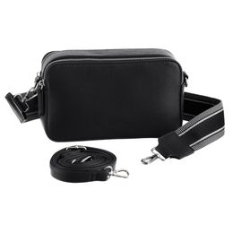 Umh&auml;ngetasche ANISTON ACCESSOIRES "Vera", Damen, Gr. B/H/T: 22cm x 13cm x 7cm, schwarz, Polyurethan (PU), unifarben, Taschen Umh&auml;ngetasche, Handtasche, Citybag, Tragetasche, Boxbag