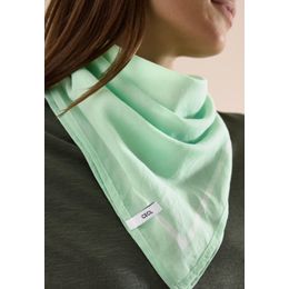 Halstuch Cecil, Damen, Gr. onesize, juicy lime, Web, 100% Baumwolle, unifarben, Modet&uuml;cher, Basic