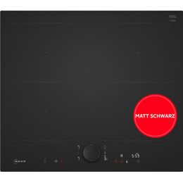 Neff Induktions-Kochfeld "T56NUQ4A0", mattschwarz, B:59,2cm H:5,1cm T:52,2cm, Kochfelder, Induktionskochfeld im Matt Black Design mit Twist Pad Steuerung.