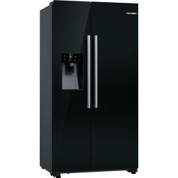 Bosch Side-by-Side "KAD93ABEP", Energieeffizienz: E (A-G), schwarz, B:90,8cm H:178,7cm T:70,7cm, K&uuml;hlschr&auml;nke