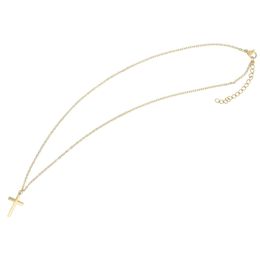 Adelia&acute;s Kette ohne Anh&auml;nger ADELIA&acute;S "Unisex Halskette mit Anh&auml;nger &ndash; Kreuz aus Edelstahl", gold, Halsketten, Damen, 47cm, Edelstahl, Sch&ouml;ne Geschenkidee zum einen besonderen Tag