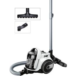 Bosch Bodenstaubsauger "Serie 2 BGS05AAA1, Hygiene-Filter, kompakt, platzsparend, leicht", wei&szlig;, B:26,8cm H:31,4cm T:38,1cm, Bodenstaubsauger, f&uuml;r Parkett/Teppich/Fliesen, hohe Saugkraft, langes Kabel, wei&szlig;