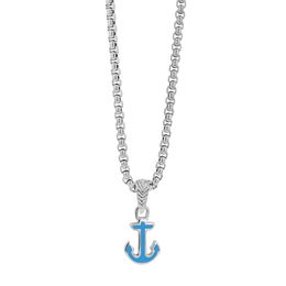 Adelia&acute;s Kette ohne Anh&auml;nger ADELIA&acute;S "Unisex Halskette mit Anh&auml;nger &ndash; aus Edelstahl", blau, Halsketten, Damen, 60cm, Edelstahl, Ideal als Geschenk &ndash; dezent und elegant