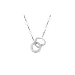 Adelia&acute;s Kette mit Anh&auml;nger ADELIA&acute;S "Damen Edelstahl Ankerkette Halskette mit Anh&auml;nger Herz", silber (silber, herz), Halsketten, Damen, unbekannt, Edelstahl