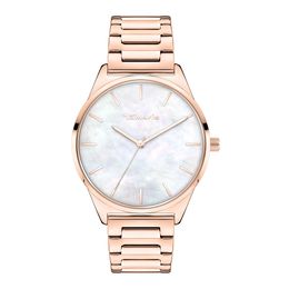 Quarzuhr Tamaris "Basic Elegance", rosa (ros&eacute;goldfarben), Armbanduhren, Damen, Quarzuhr, Armbanduhr, Damenuhr, Edelstahlarmband, analog