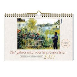 Kalender 2027 &raquo;Die Jahreszeiten der Impressionisten&laquo;