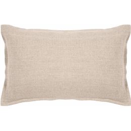 Dekokissen Pad "COLETTE", natural, unifarben, B:50cm L:30cm, Obermaterial: 100% Leinen, Dekokissen_Sitzkissen_Kissenh&uuml;llen, Made in Europe