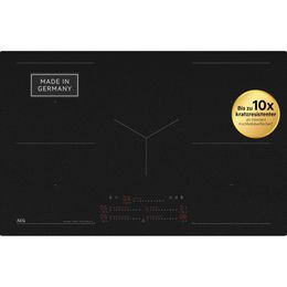 AEG Induktions-Kochfeld "TK85IM0FSZ", schwarz, B:81cm H:44cm T:52cm, Kochfelder, SaphirMatt - 10&times; kratzresistenter & Anti‑Fingerprint, Made in Germany
