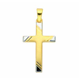 Adelia&acute;s Kettenanh&auml;nger ADELIA&acute;S "Damen & Herren 333 Gold Kreuz Anh&auml;nger", gold, Schmuckanh&auml;nger, Damen, Gelbgold 333 Gold, Gelbgold 333, Gold, Kettenanh&auml;nger, Goldschmuck f&uuml;r Damen & Herren