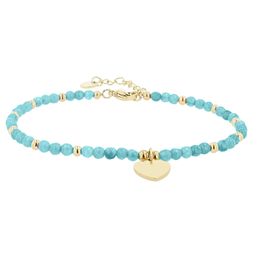 Adelia&acute;s Kettenanh&auml;nger ADELIA&acute;S "Damen Anh&auml;nger &ndash; Herzanh&auml;nger aus Edelstahl mit Perle", gold, Schmuckanh&auml;nger, Damen, Edelstahl, Kettenanh&auml;nger, Ideal zum Verschenken &ndash; schlicht und stilvoll
