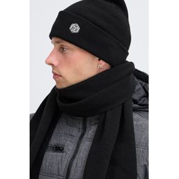 Beanie Blend "BHScean Pack", Herren, Gr. onesize, schwarz, Feinstrick, 100% Polyacryl, unifarben, M&uuml;tzen Beanie, Stylisches Set aus M&uuml;tze und Schal