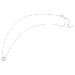 Adelia&acute;s Kette ohne Anh&auml;nger ADELIA&acute;S "Damen Halskette aus Edelstahl mit Kristall 43+5", silber, Halsketten, Damen, 48cm, Edelstahl, Perfekt als Geschenk zum Jubil&auml;um