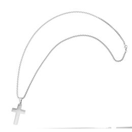 Adelia&acute;s Kette ohne Anh&auml;nger ADELIA&acute;S "Herren Halskette mit Anh&auml;nger &ndash; Kreuz aus Edelstahl", silber, Halsketten, Herren, 61cm, Edelstahl, Perfekt zum Verschenken an besondere Menschen