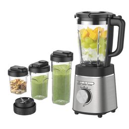 Hanseatic Standmixer "HBL14001175SD mit 1,75L Fassungsverm&ouml;gen", silber (silberfarben), B:19cm H:43cm T:22cm, Zerkleinerer, inkl. 3 Jahre Herstellergarantie