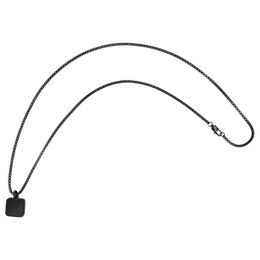 Adelia&acute;s Kette ohne Anh&auml;nger ADELIA&acute;S "Unisex Halskette mit Anh&auml;nger &ndash; aus Edelstahl", schwarz, Halsketten, Damen, 61cm, Edelstahl, Perfekt als Geschenk zum Valentinstag