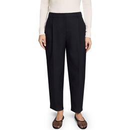 Stoffhose Zero "Damen mit B&uuml;gelfalte 30 Inch", Damen, Gr. 34, Normalgr&ouml;&szlig;en, hydrangea, Twill, Obermaterial: 14% Viskose, 2% Elasthan, 34% Polyester, 50% Polyester. F&uuml;llung:, unifarben, figurbetont 7/8-L&auml;nge, Hosen Stoffhose, Plain/ohne Details