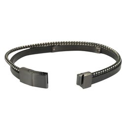 Adelia&acute;s Armband ADELIA&acute;S "Herren Armband &ndash; Lederarmband aus Leder 19 cm", schwarz, Armb&auml;nder, Herren, 19cm, Leder, Armband, Perfekt als Geschenk f&uuml;r besondere Menschen
