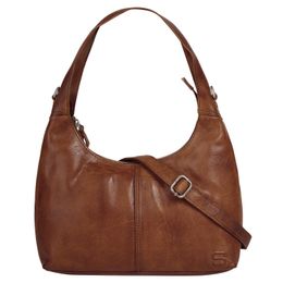 SPIKES & SPARROW Umh&auml;ngetasche SPIKES & SPARROW, Damen, Gr. B/H/T: 28cm x 9cm onesize, braun (cognac), Leder, Taschen Umh&auml;ngetasche, echt Leder
