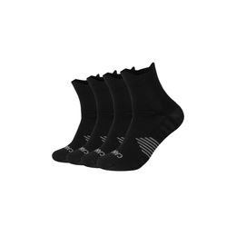 Kurzsocken Camano "function", Damen, Gr. 43-46, wei&szlig;, Materialmix, mehrfarbig, Socken, mit verst&auml;rkter Ferse und Spitze, Fu&szlig;gew&ouml;lbe-St&uuml;tze, gepolsterte Sohle