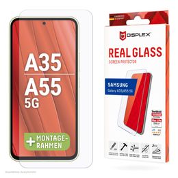 Displex Displayschutzglas "Real Glass", transparent, B:9,3cm H:1,8cm T:20,5mm, Displayfolien, Bildschirmschutz, Displayschutzfolie,Einfach anbringen,kratz-&sto&szlig;fest