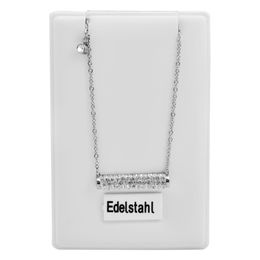 Adelia&acute;s Kette ohne Anh&auml;nger ADELIA&acute;S "Damen Halskette mit Anh&auml;nger &ndash; aus Edelstahl", silber, Halsketten, Damen, 43cm, Edelstahl, Ideal zum Verschenken &ndash; schlicht und stilvoll