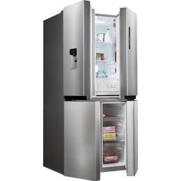 Hanseatic Multi Door "HCD17884EI", Energieeffizienz: E (A-G), silber (edelstahlfarben), B:83,3cm H:177,5cm T:74cm, K&uuml;hlschr&auml;nke, inkl. 3 Jahre Herstellergarantie, Topseller