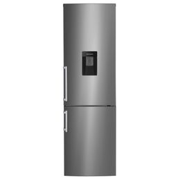 Hanseatic K&uuml;hl-/Gefrierkombination "HKGK18560CD", Energieeffizienz: C (A-G), silber (stainless steel), Rechtsanschlag, wechselbar, K&uuml;hlschr&auml;nke, inkl. 3 Jahre Herstellergarantie