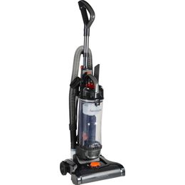 Hanseatic B&uuml;rstsauger "Auf Knopfdruck leerbar, Freistehfunktion, 400 W", schwarz (schwarz, grau), B:37cm H:87cm T:30cm, Bodenstaubsauger, inkl. 3 Jahre Herstellergarantie