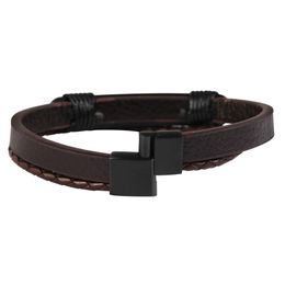 Adelia&acute;s Armband ADELIA&acute;S "Unisex Armband aus Leder 20 cm", braun, Armb&auml;nder, Damen, 20cm, Leder, Armband, Geschenkidee: zeitlos und vielseitig