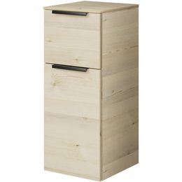 Unterschrank SAPHIR, B:30cm H:73cm T:33cmpolar pinie, Holzwerkstoff, Badezimmer, Schr&auml;nke, "1 Auszug und 1 Dreht&uuml;r mit Soft-Close"