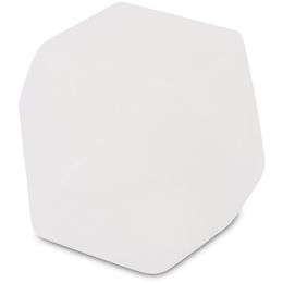 WAGNER LIFE DESIGN Salzkristall-Tischlampe "Diamant", wei&szlig;, &Oslash; 9cm, 1 Stk., Leuchten, Handgefertigt aus Salzkristall - jeder Stein ein Unikat