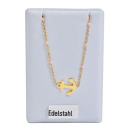Adelia&acute;s Kette ohne Anh&auml;nger ADELIA&acute;S "Damen Halskette mit Anh&auml;nger &ndash; aus Edelstahl", gold, Halsketten, Damen, 48cm, Edelstahl, Ideal als Geschenk &ndash; dezent und elegant