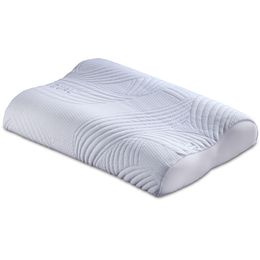 Nackenst&uuml;tzkissen Hemafa "SEAQUAL", beige (champagner), B:39cm H:10cm L:59cm, Bezug: 59% Polyester, 41% Lyocell, Kopfkissen, Hergestellt aus Ocean Plastic- Der Umwelt zu Liebe