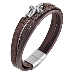 Adelia&acute;s Armband ADELIA&acute;S "Unisex Armband &ndash; Lederarmband aus Leder 23 cm", braun, Armb&auml;nder, Damen, 23cm, Leder, Armband, Perfekt als Geschenk f&uuml;r besondere Menschen