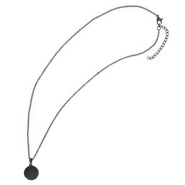 Adelia&acute;s Kette ohne Anh&auml;nger ADELIA&acute;S "Unisex Halskette mit Anh&auml;nger &ndash; aus Edelstahl", schwarz, Halsketten, Damen, 48cm, Edelstahl, Ein kleines Geschenk mit gro&szlig;er Wirkung