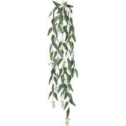 Kunstranke Creativ green "Eukalyptus", gr&uuml;ngrau, H:115cm, Kunststoff, Kunstpflanzen, mit Fruchtst&auml;nden