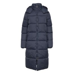 Schneejacke oxmo "Steppmantel OXBoda", Damen, Gr. 38, blau (total eclipse), Obermaterial: 100% Nylon NY., M&auml;ntel Schneejacke