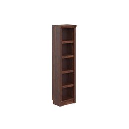 Standregal OTTO HOME "Riga B&uuml;cherregal Regal Breite/Tiefe 40/29 cm", dunkelbraun, B:40cm H:156cm T:29cm, Massivholz, Regale, Standregal, aus massiver Kiefer, FSC-zertifiziert