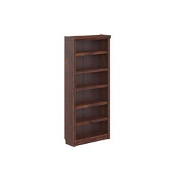 B&uuml;cherregal OTTO HOME "Soeren Regal B/T/H: 80/29/185 cm, 6 F&auml;cher", braun (dunkelbraun), B:80cm H:185cm T:29cm, Massivholz, Regale, B&uuml;cherregal, aus massiver Kiefer, FSC-zertifiziert
