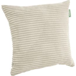 Dekokissen Paidi "Cord in verschiedenen Ausf&uuml;hrungen, Polyester, 60/40x40 cm", vanilla ice, unifarben, B:40cm H:10cm L:40cm, Polyester, Dekokissen_Sitzkissen_Kissenh&uuml;llen, Zierkissen mit F&uuml;llung, abnehmbarer und waschbarer Bezug