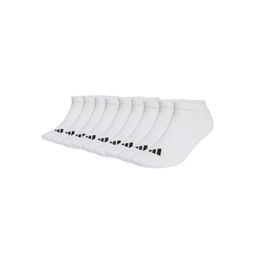 Sneakersocken adidas originals "Socken Cushioned Essentials Low Socks 9P 9er Pack", Herren, Gr. 40-42, wei&szlig;, Obermaterial: 60% Baumwolle CO. 37% Polyester PES. 2% Elasthan EL. 1% Polyamid PA., Socken Sneakersocken