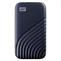 Western Digital SSD-Festplatte "Mobile Festplatte "My Passport SSD" 1 TB", blau, 1000 GB, Schreibgeschwindigkeitmaximal 1000 MB/s Lesegeschwindigkeitmaximal 1050 MB/s, Festplatten