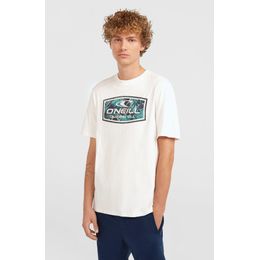 O`Neill T-Shirt O'NEILL "O'NEILL GRAPHIC T-SHIRT", Herren, Gr. M, wei&szlig;, Single Jersey, Obermaterial: 100% Baumwolle, Rundhals, Shirts T-Shirt