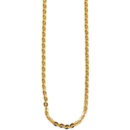 Adelia&acute;s Kette ohne Anh&auml;nger ADELIA&acute;S "Unisex Halskette &ndash; Ankerkette aus Edelstahl 50+5", gold, Halsketten, Damen, 55cm, Edelstahl, Perfekt als Geschenk zum einfach so