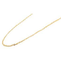 Adelia&acute;s Kette ohne Anh&auml;nger ADELIA&acute;S "Unisex Halskette &ndash; Ankerkette aus Edelstahl 80+5", gold, Halsketten, Damen, 85cm, Edelstahl, Sch&ouml;ne Geschenkidee zum Muttertag