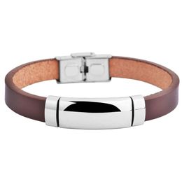 Adelia&acute;s Armband ADELIA&acute;S "Unisex Armband aus Leder 21 cm", braun, Armb&auml;nder, Damen, 21cm, Leder, Armband, Ein kleines Geschenk mit gro&szlig;er Wirkung