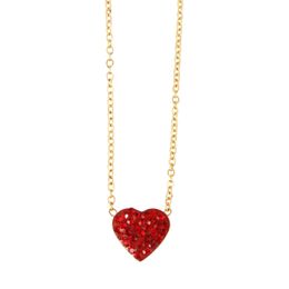 Adelia&acute;s Kette ohne Anh&auml;nger ADELIA&acute;S "Damen Halskette mit Anh&auml;nger &ndash; Herz aus Edelstahl", gold, Halsketten, Damen, 47cm, Edelstahl, Zum Verschenken an Menschen, die Ihnen am Herzen liegen