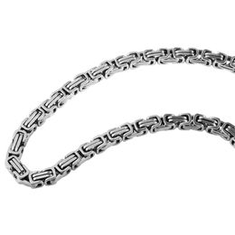 Adelia&acute;s Kette ohne Anh&auml;nger ADELIA&acute;S "Unisex Halskette &ndash; K&ouml;nigskette aus Edelstahl 60 cm", silber, Halsketten, Damen, 60cm, Edelstahl, Perfekt zum Verschenken an besondere Menschen