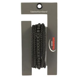 Adelia&acute;s Armband ADELIA&acute;S "Herren Armband &ndash; Lederarmband aus Leder 23 cm", schwarz, Armb&auml;nder, Herren, 23cm, Leder, Armband, Ideal zum Verschenken &ndash; schlicht und stilvoll