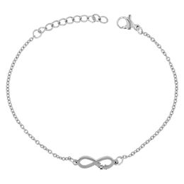 Adelia&acute;s Armband ADELIA&acute;S "Damen Armband &ndash; Unendlichkeitszeichen aus Edelstahl 17 cm", silber, Armb&auml;nder, Damen, 17cm, Edelstahl, Armband, Sch&ouml;ne Geschenkidee zum Weihnachten